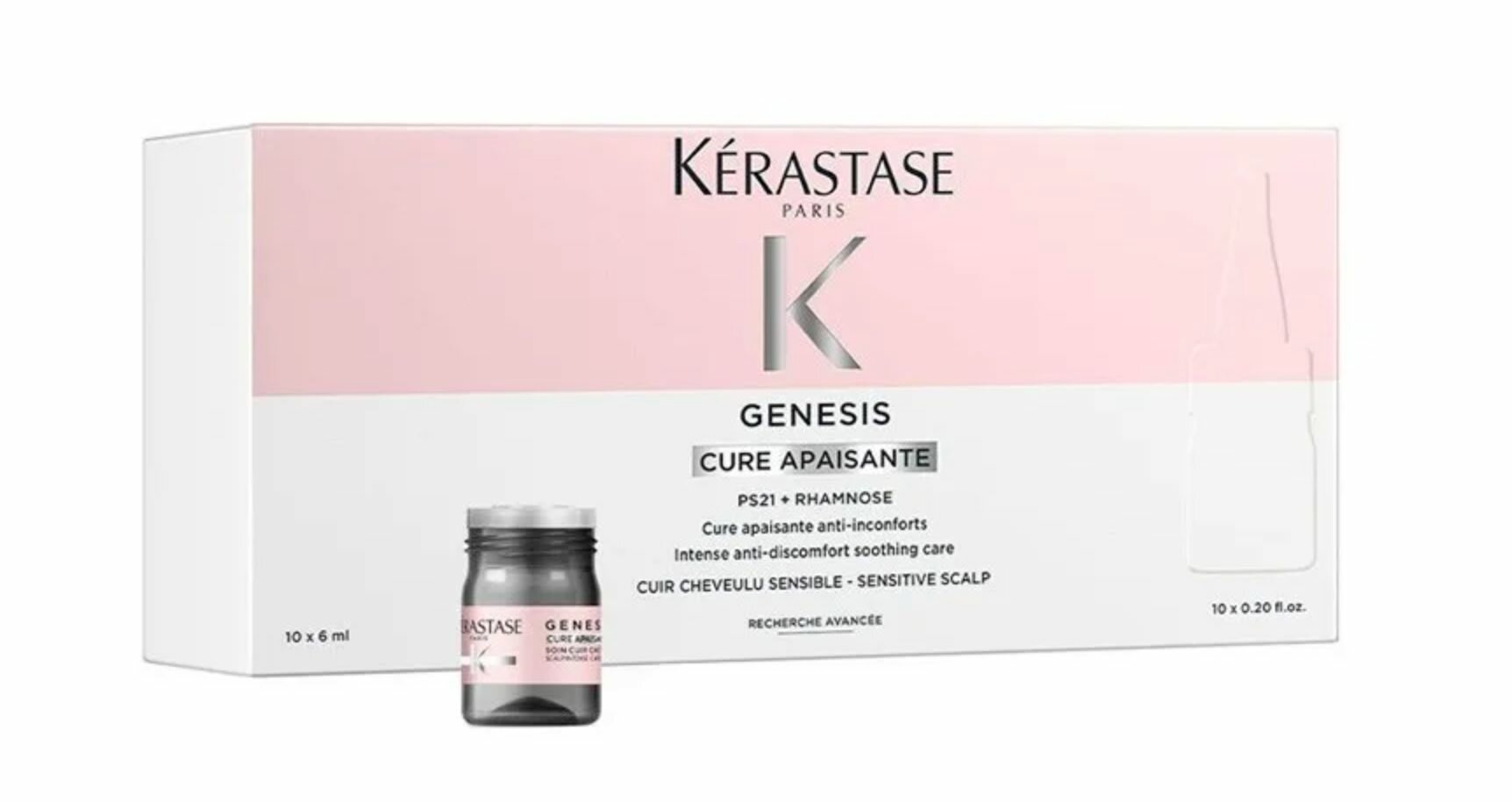 Kerastase Genesis Cure Anti-Chute 10*6 мл интенсивный курс-уход против выпадения волос, франция