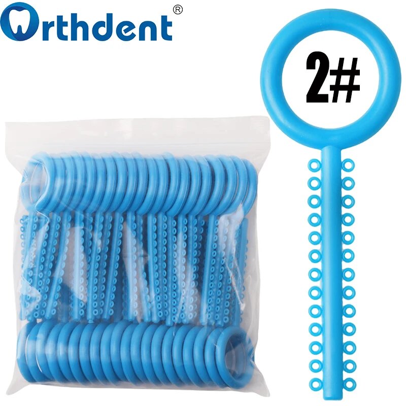 Ортодонтические лигатуры Orthdent 2#, Color 2, 1040 шт.