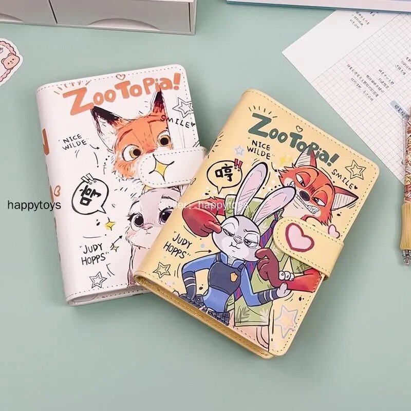 Блокнот А6 Zootopia, 50 листов, без разметки, белый, животные — фото 1