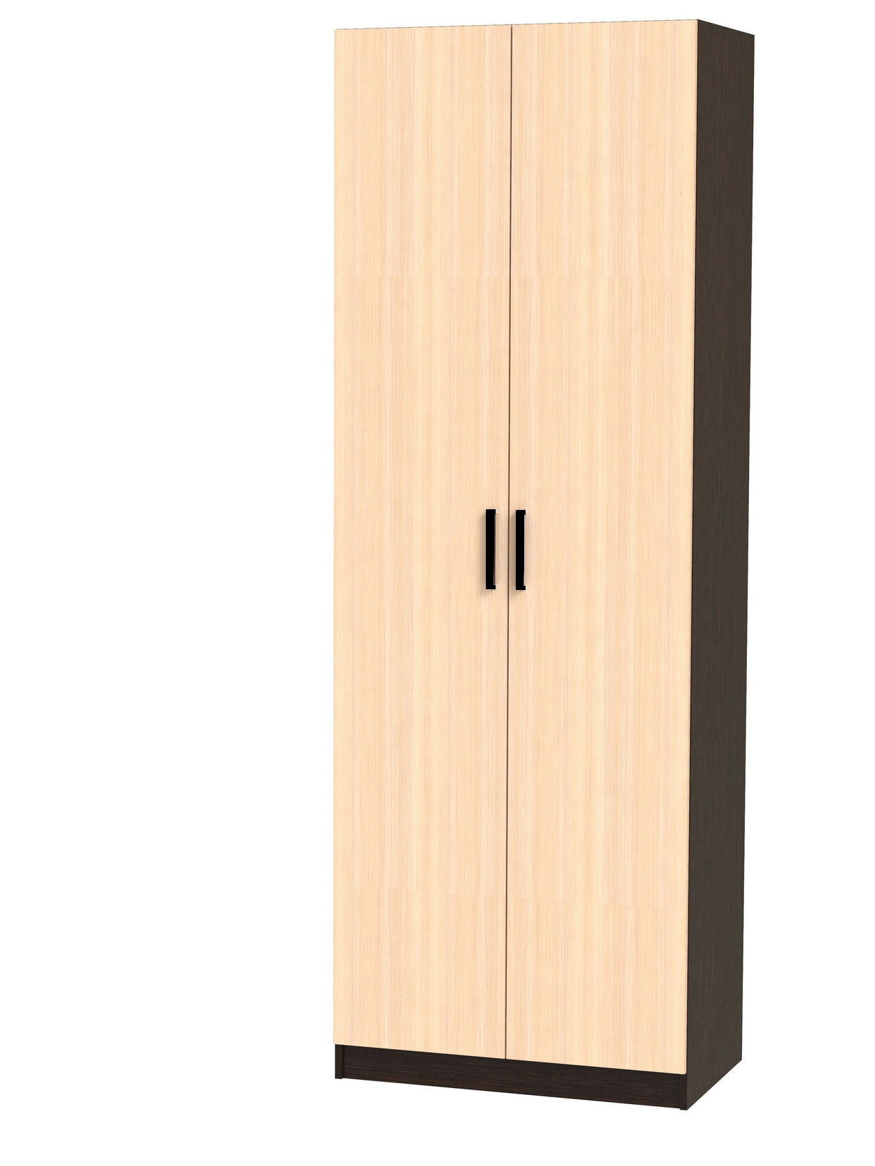 Шкаф-пенал для одежды Феникс М-4 80/210/52 Венге/Дуб молочный