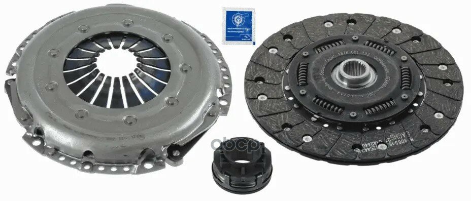 Комплект сцепления AUDI: A4 95-00 , A4 Avant 95-01 , A6 97-05 , A6 Avant 97-05 VW: PASSAT 96-00 , PASSAT Variant 97-00 Sachs.