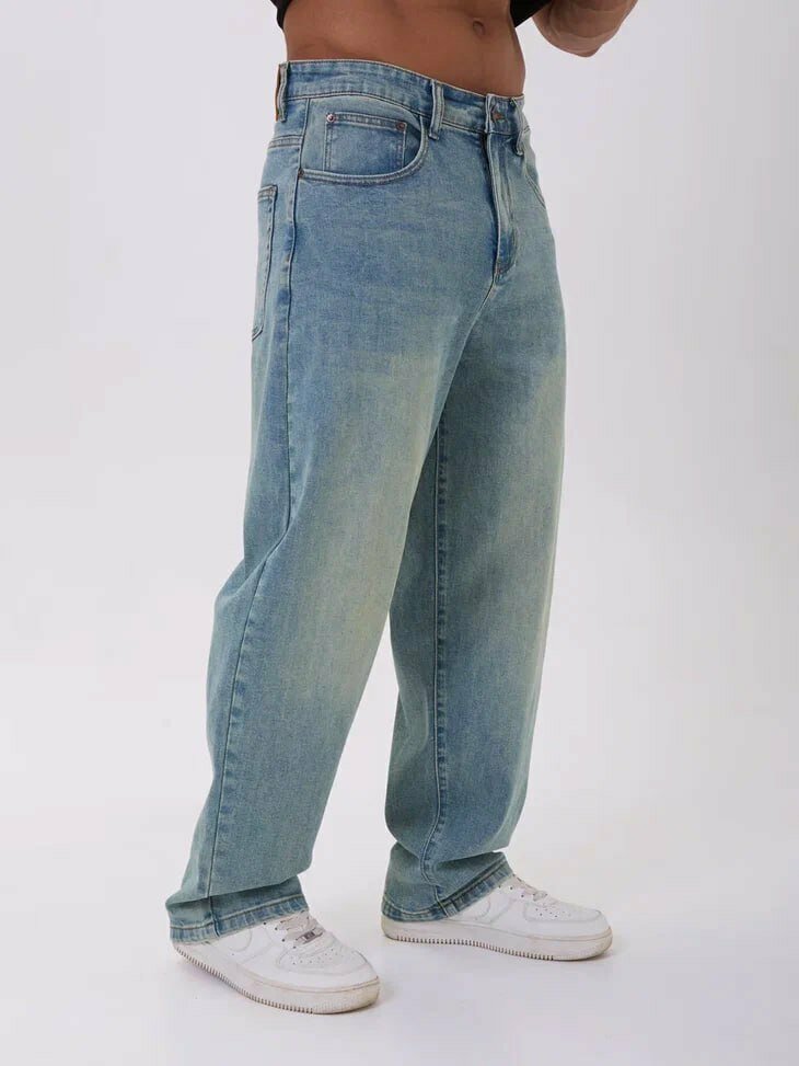 Джинсы багги джинсы мужские 