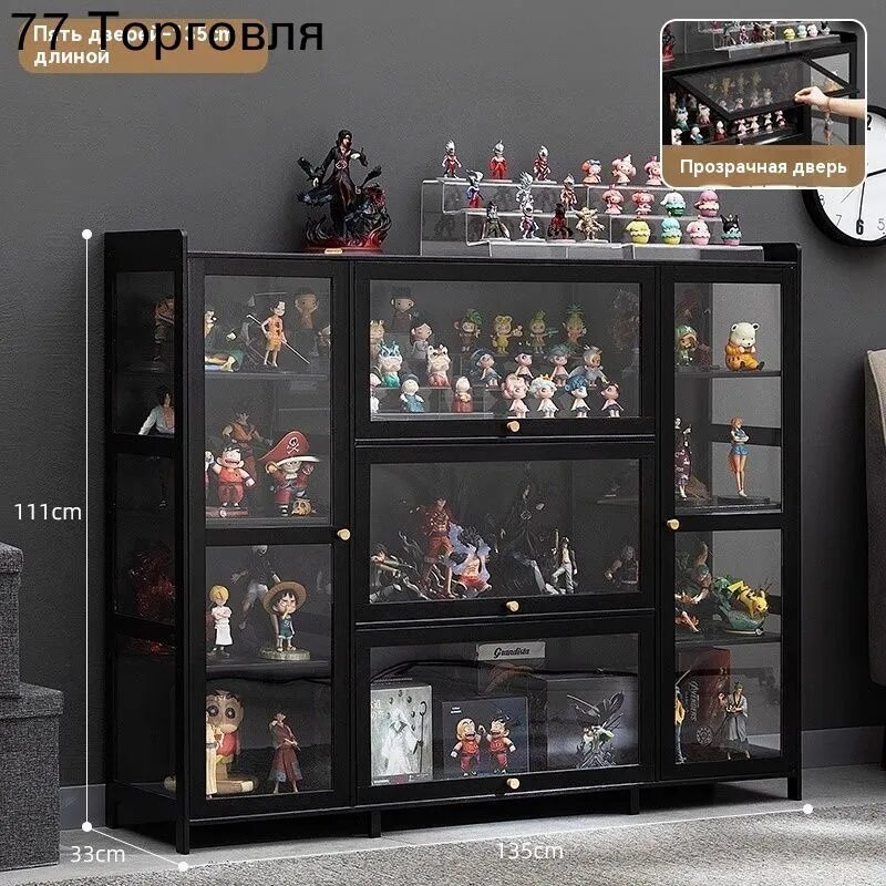 Шкаф-витрина, 135х33х111 см