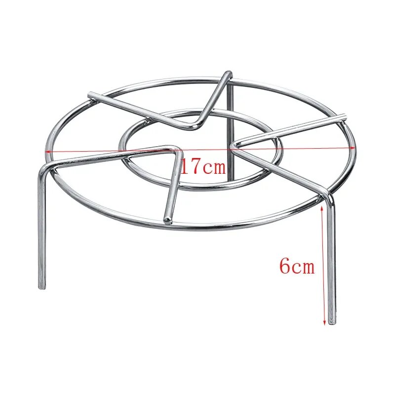 Стойка для отпаривателя из нержавеющей стали, 17xH6cm, Красный