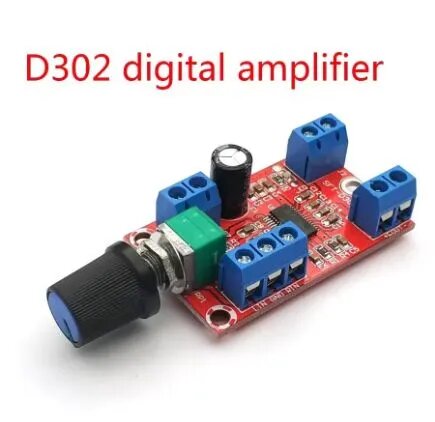 Плата цифрового усилителя мощности SFT-D302 для аудиосистем, размер 130x80x50 мм