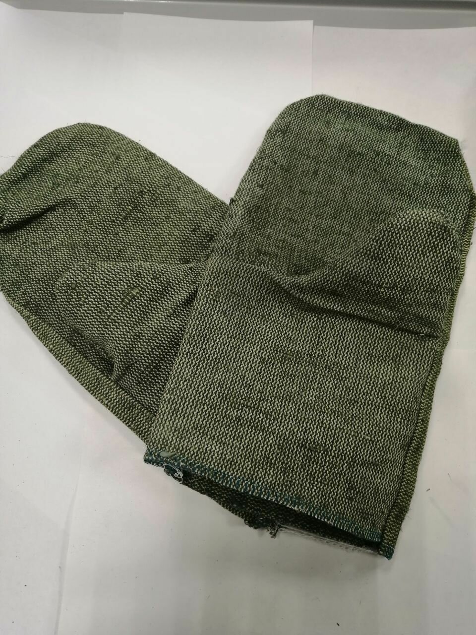 Рукавицы брезентовые с брезентовым наладонником