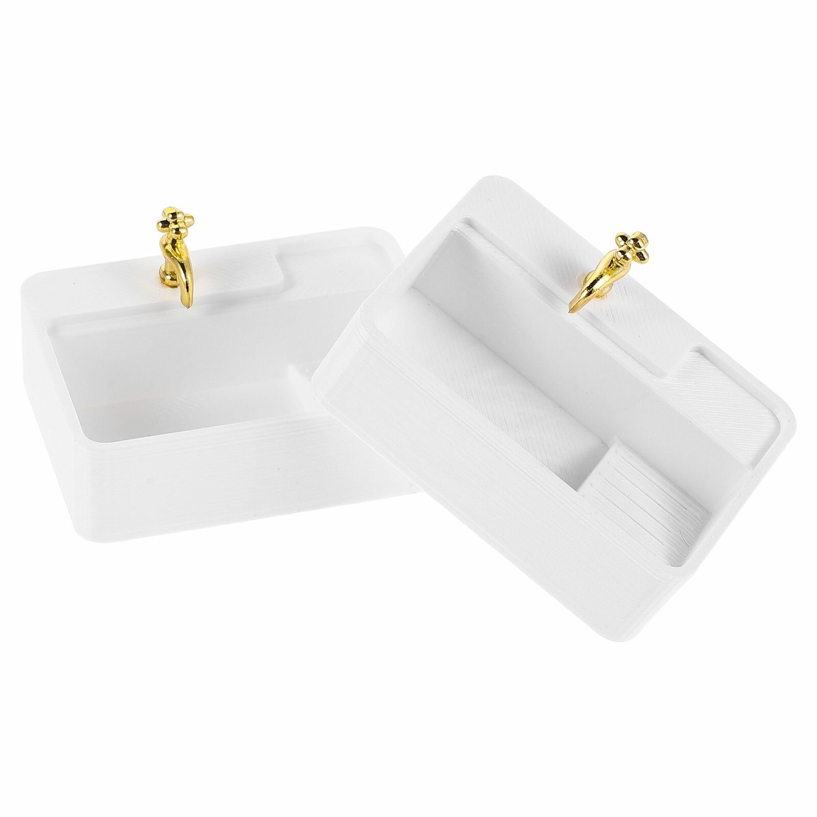 Набор из 2 белых раковин для кукольного домика, миниатюрная мебель для ванной