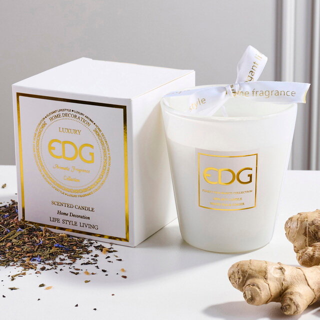 Ароматическая свеча Gasperi di Soia: Tea&Ginger, 34 часа горения, EDG (ЭДГ), 612613-10