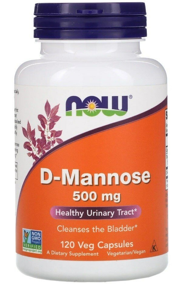 Now D-Mannose 500 mg (120вег. капс)