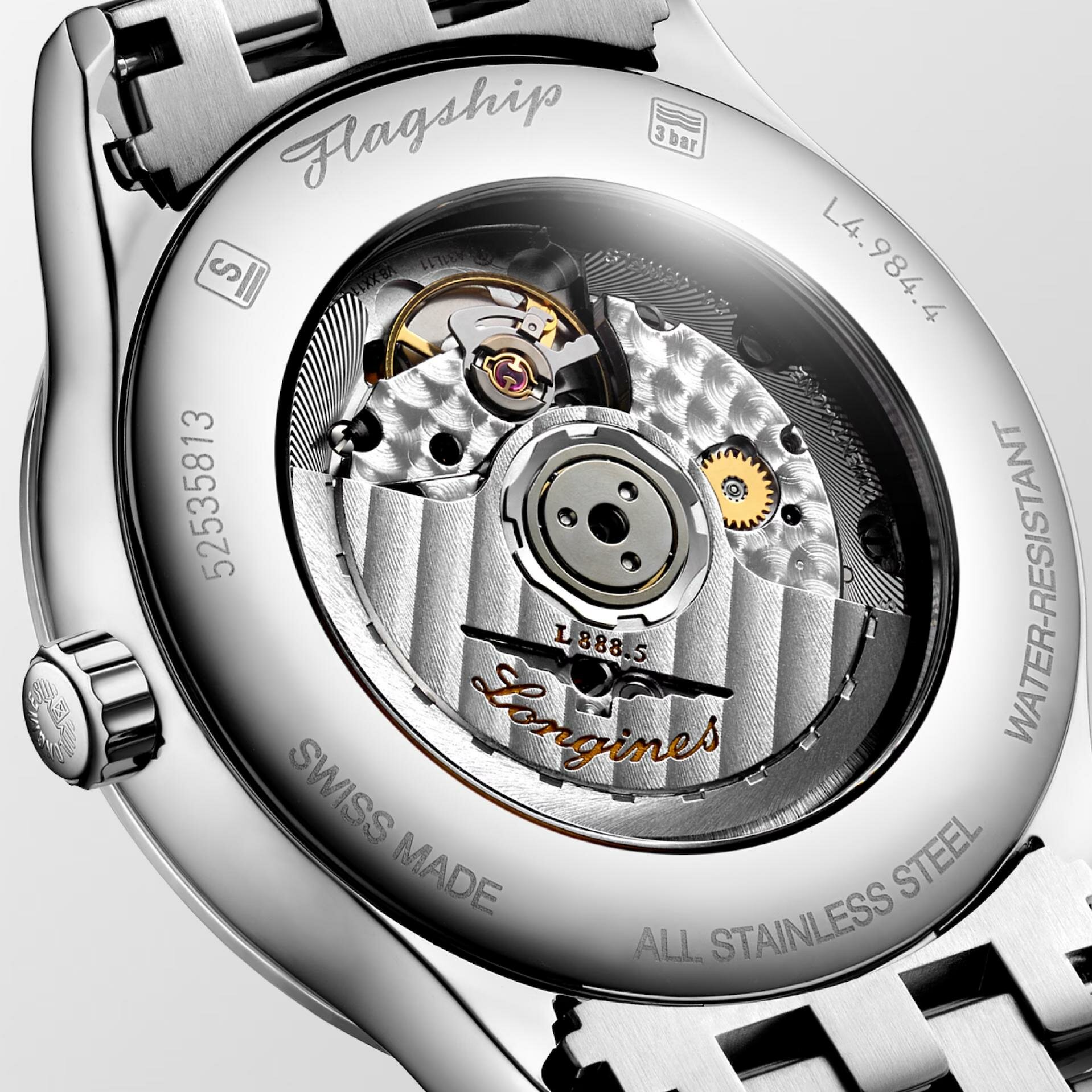 Наручные часы LONGINES, серебряный — фото 1