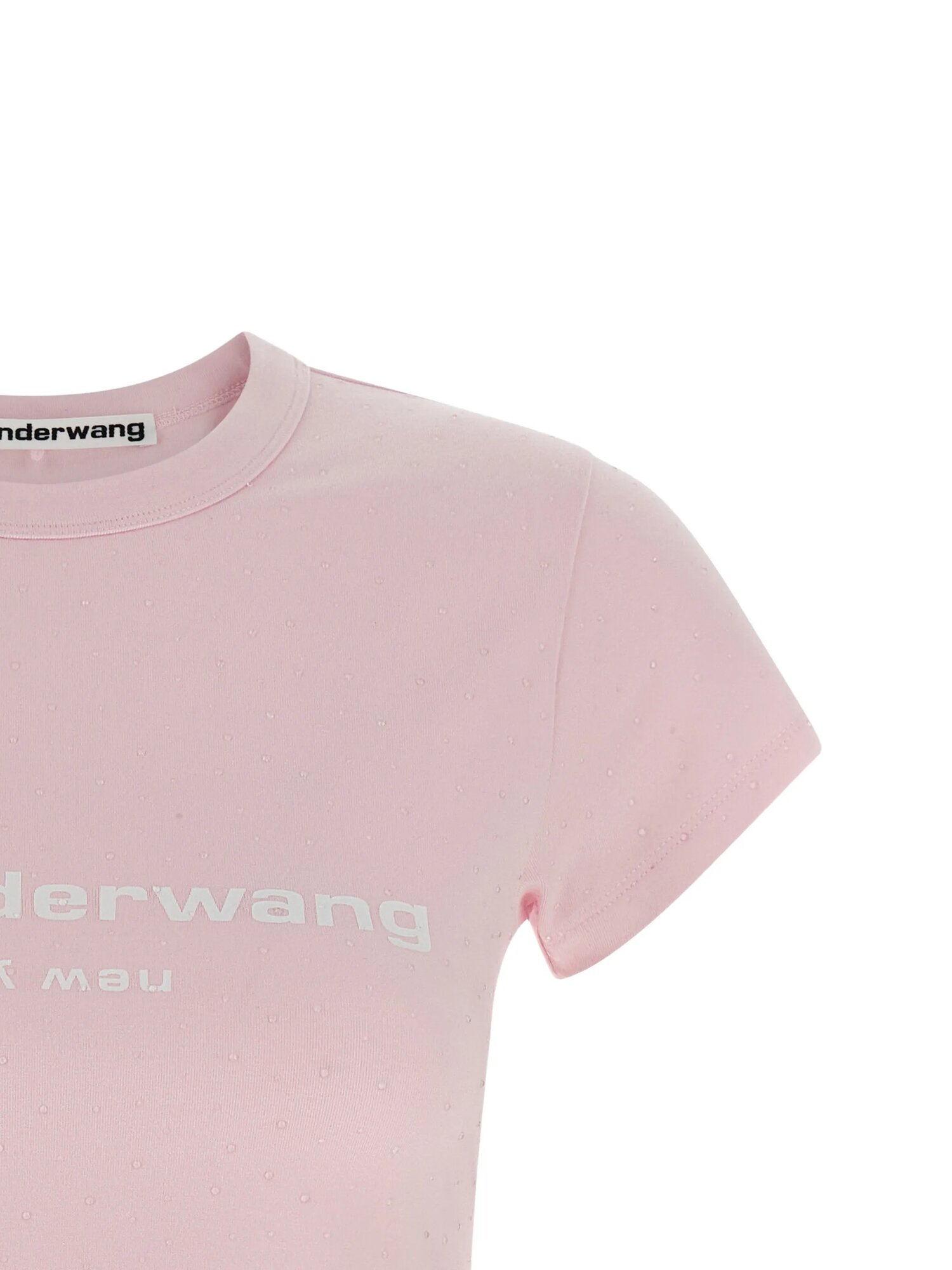 Футболка Alexander Wang, размер 2XS, pink — фото 1