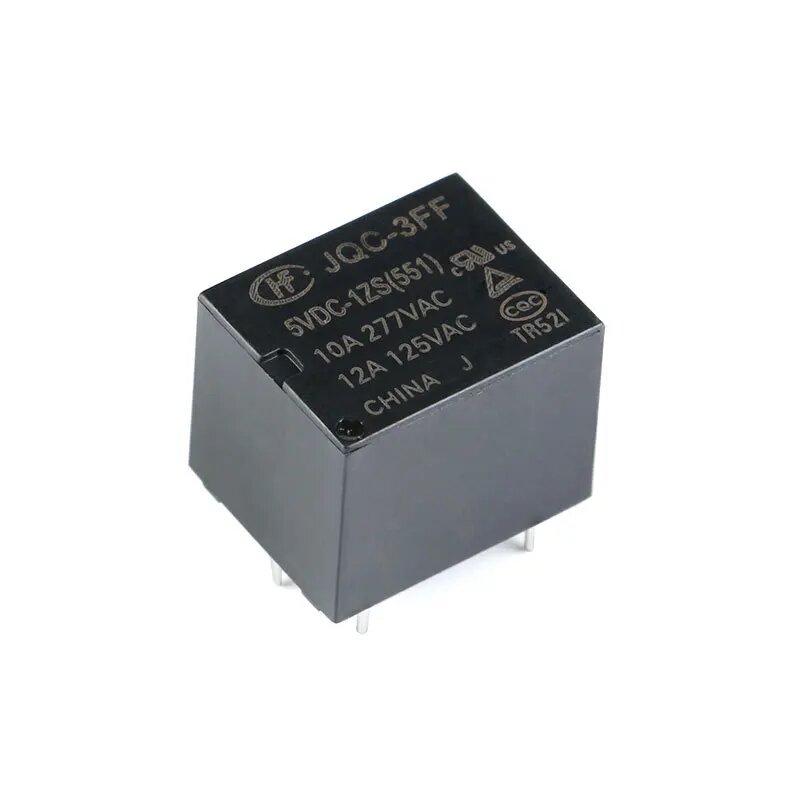 Реле JQC-3FF 5VDC 10A 277VAC