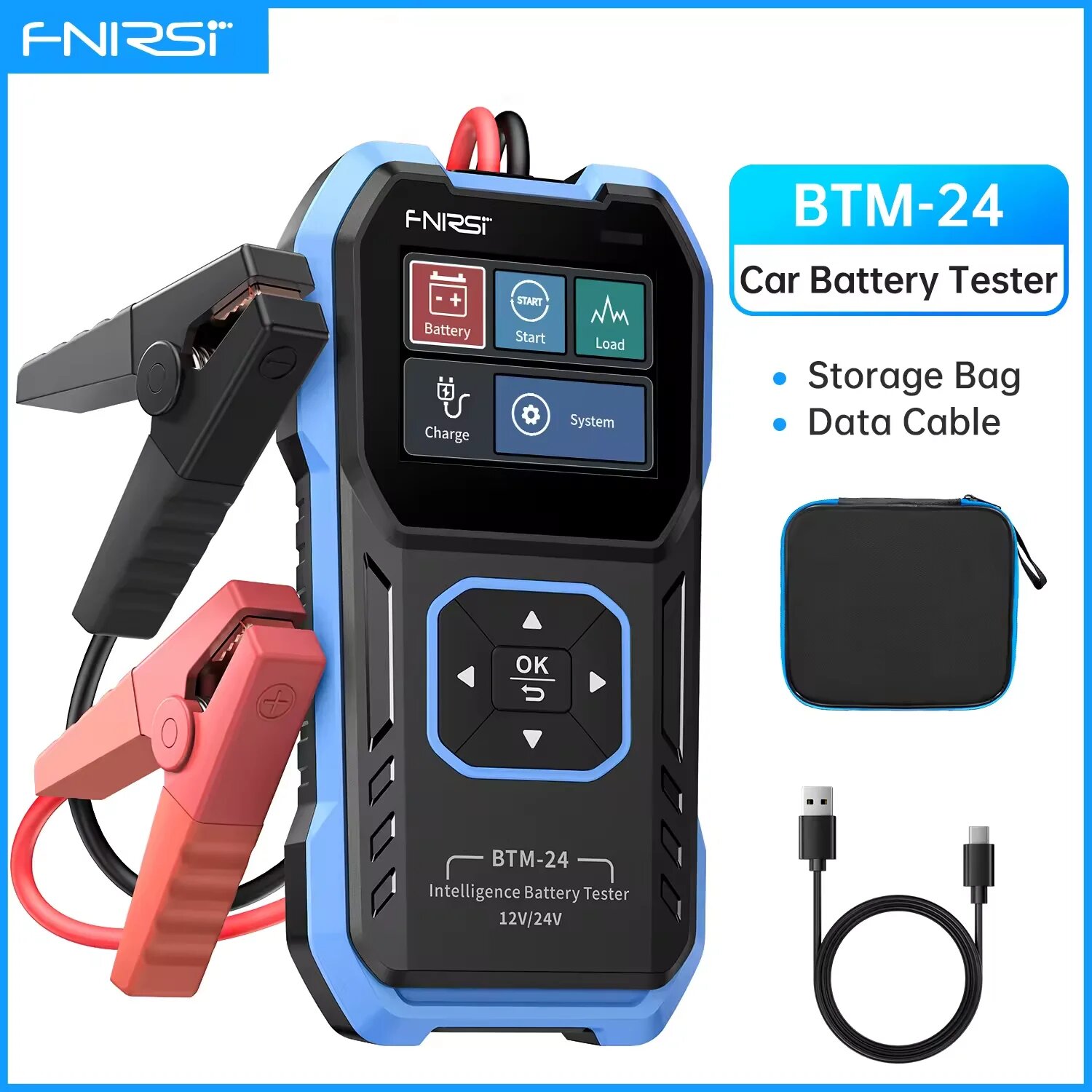 FNIRSI BTM-24 Тестер аккумуляторов