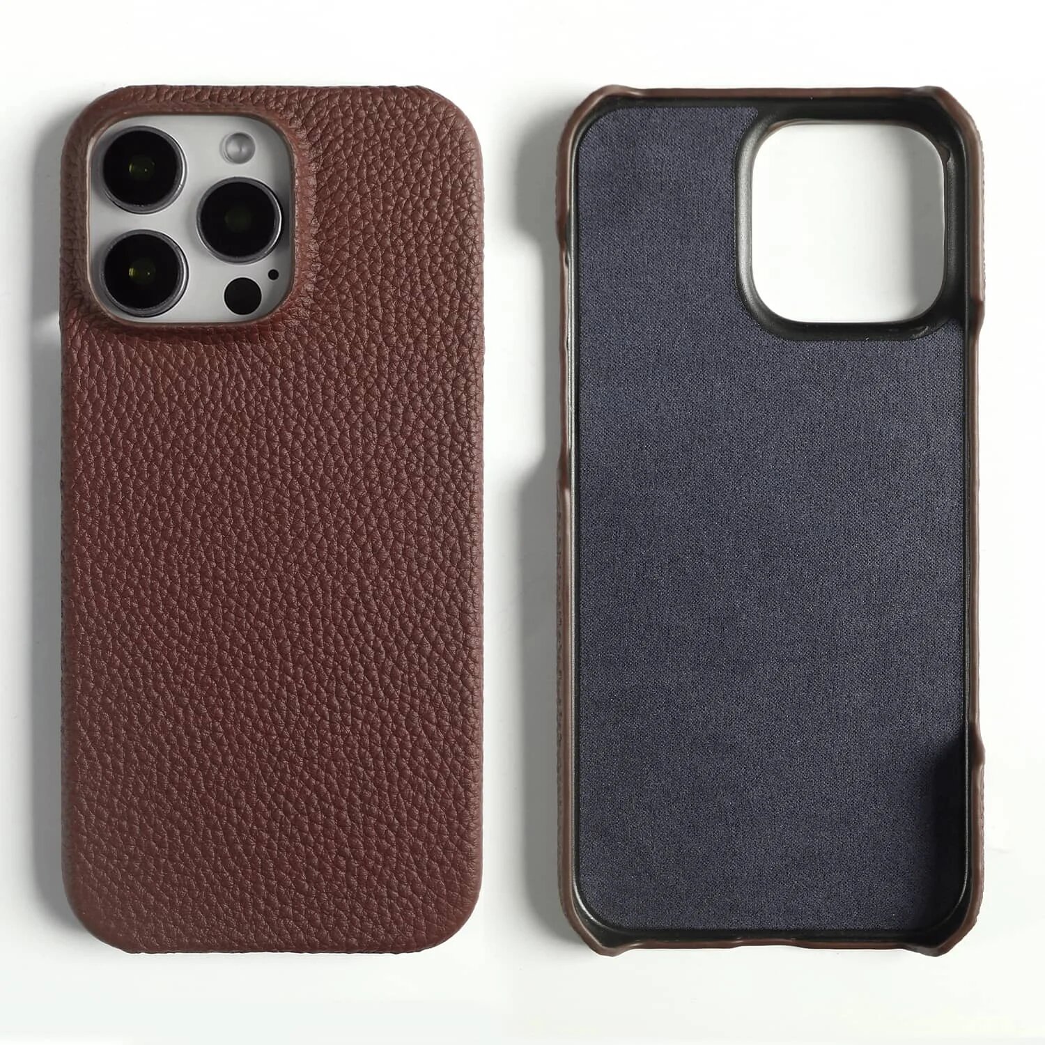 Чехол для iphone 13 pro, роскошный чехол из натуральной кожи, Айфон 13 Про Макс, saddle red 6212