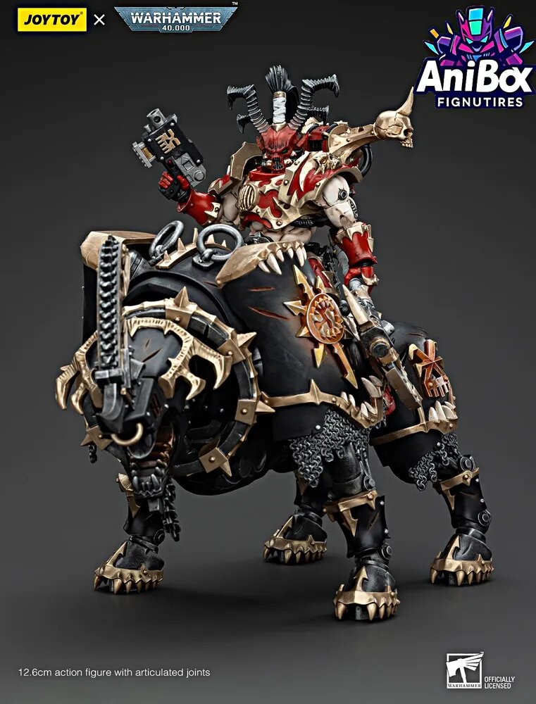 AniBox warhammer 40000 World Eaters Lord Invocatus JOYTOY 1/18 подвижная фигурка сменные аксессуары высокая детализация