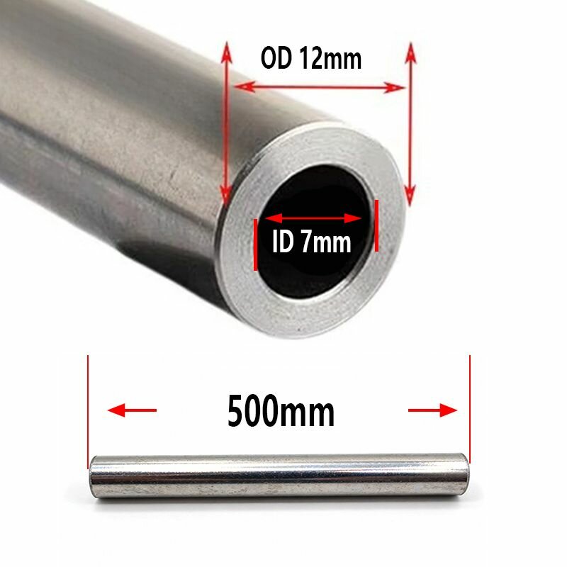 Наружный диаметр 12 мм, различные внутренние диаметры, прецизионная бесшовная стальная труба, гидравлическая взрывозащищенная труба