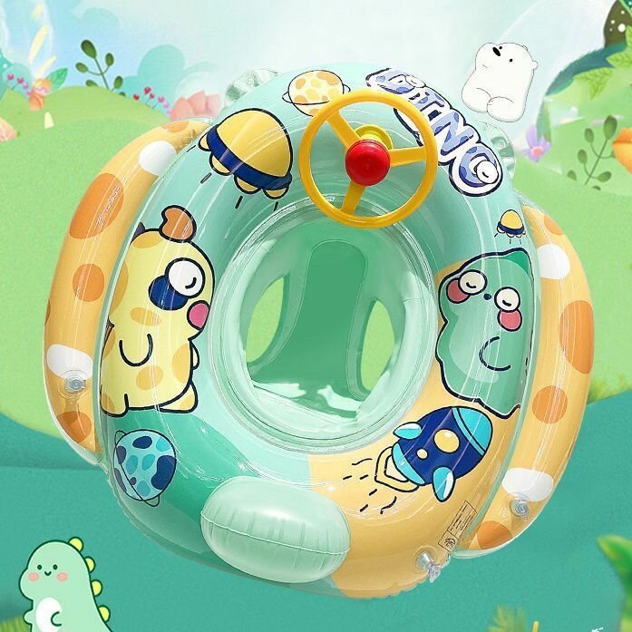 Надувной круг для плавания для детей, утолщённый круг для младенцев, спасательный круг для мальчиков в возрасте 1-3-6 лет, круг для плавания под мышками для маленьких девочек.