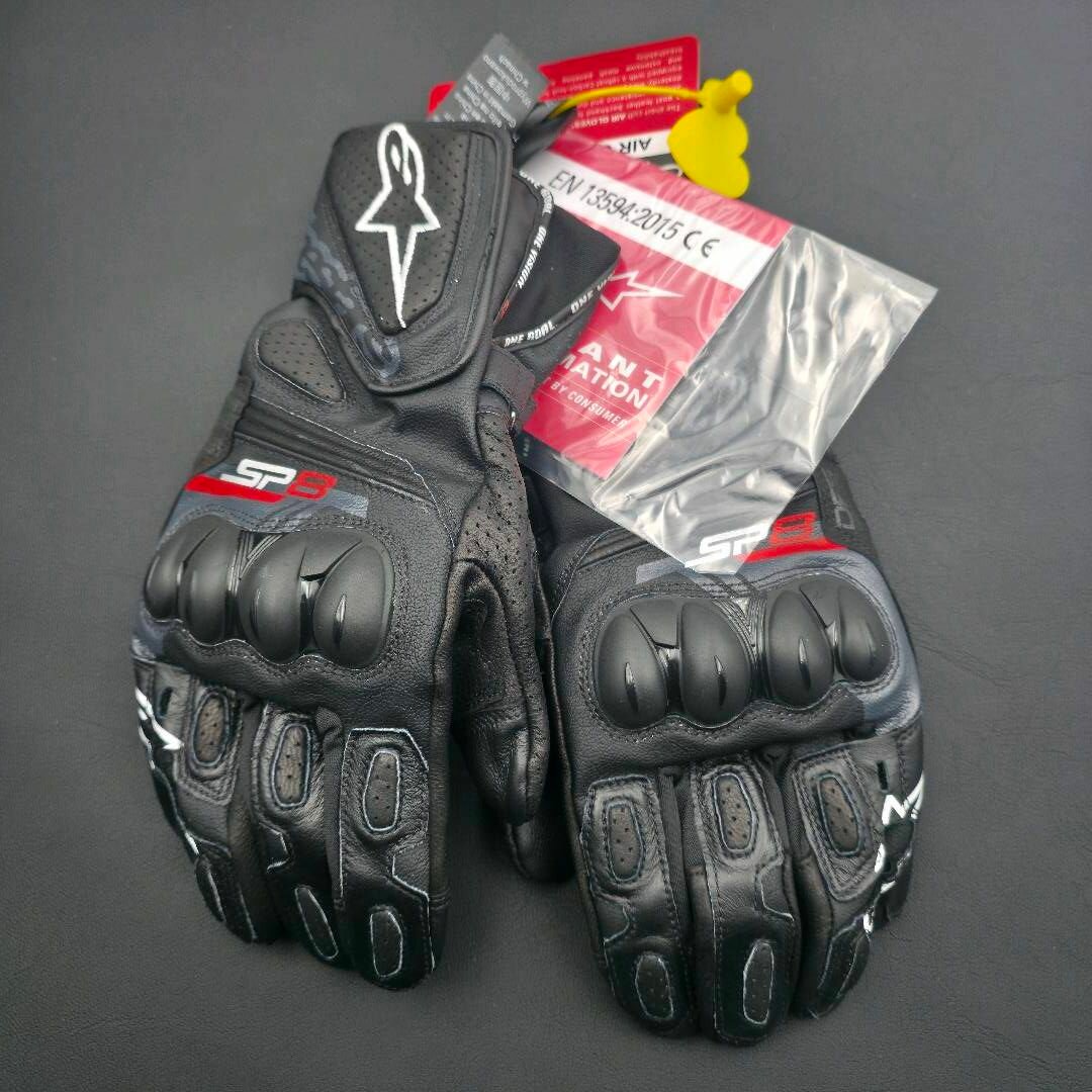 Мотоперчатки ALPINESTARS SP-8 V3 GLOVES (черный, L)