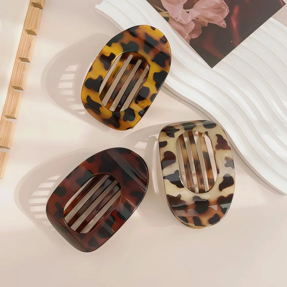 Заколка для волос черепаховая S5-3pcs Leopard