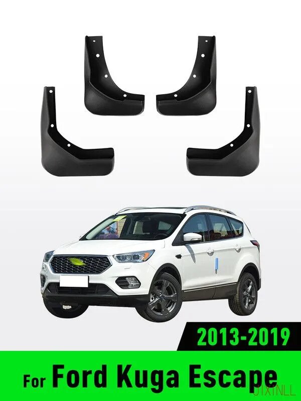 Брызговики для Ford Kuga Escape 2013-2019, 4 шт, черные