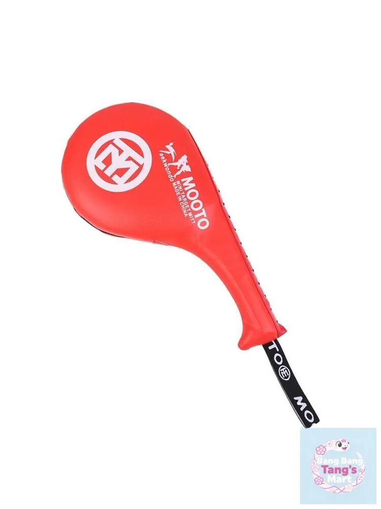 Ракетка для отработки ударов MOOTO Mini Target Mitt для кикбоксинга красного цвета