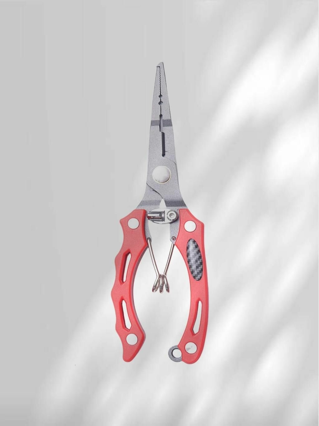 Антиприлипные рыболовные клещи-ножницы, красный