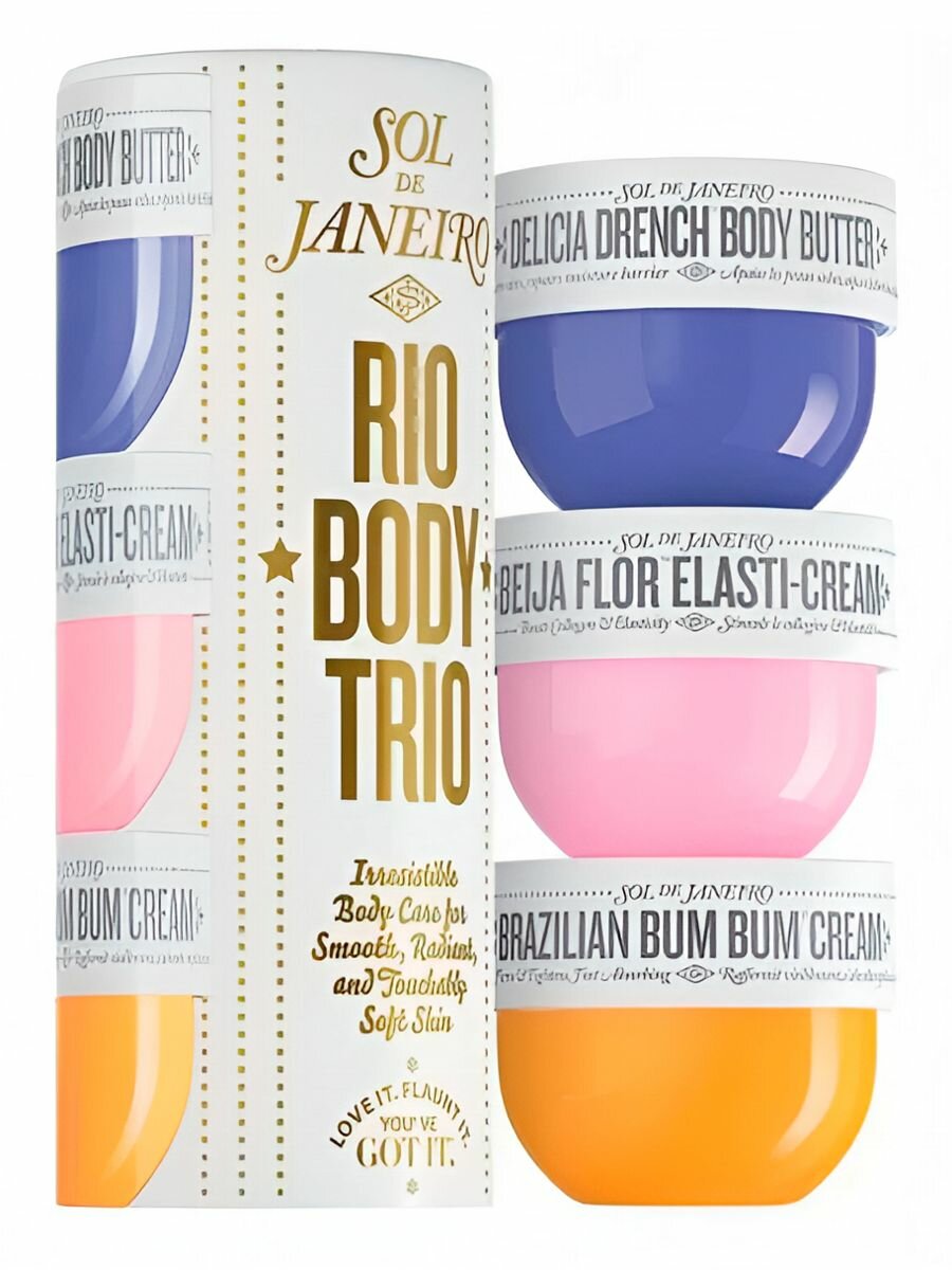 Sol de Janeiro Rio Body Trio Набор кремов для тела 3x50ml