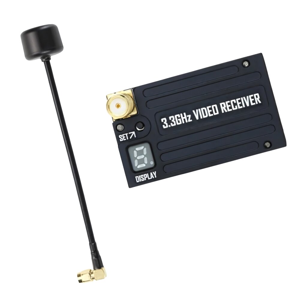 Усовершенствованный Приемник с частотой 3,3 ГГц Для FPV Дронов И самолетов В Прочном Металлическом корпусе