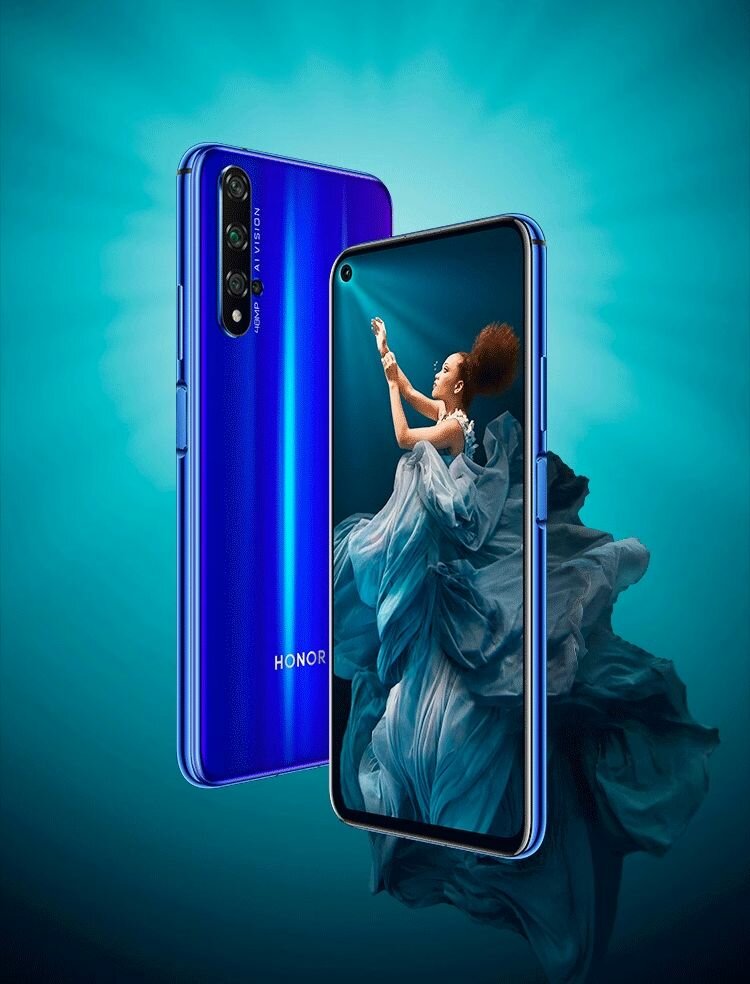 Смартфон Honor 20 8/128 ГБ, синий