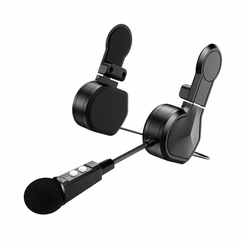 Наушники для мотоциклетного шлема, Гарнитуры, совместимые с Bluetooth, Аудиосистемы 5.3 High Fidelitys IPX6, Водонепроницаемые для комфорта езды