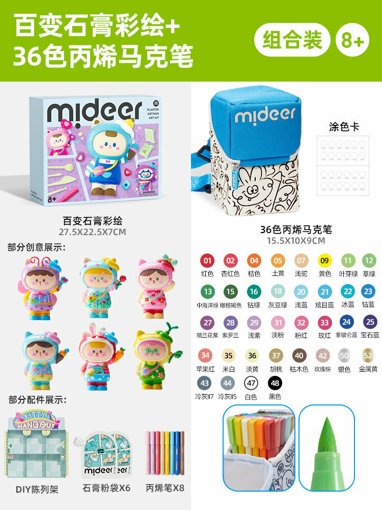 Детская игрушка для раскрашивания из гипса, маленькая фигурка, форма для лепки ручной работы, подарок на день рождения