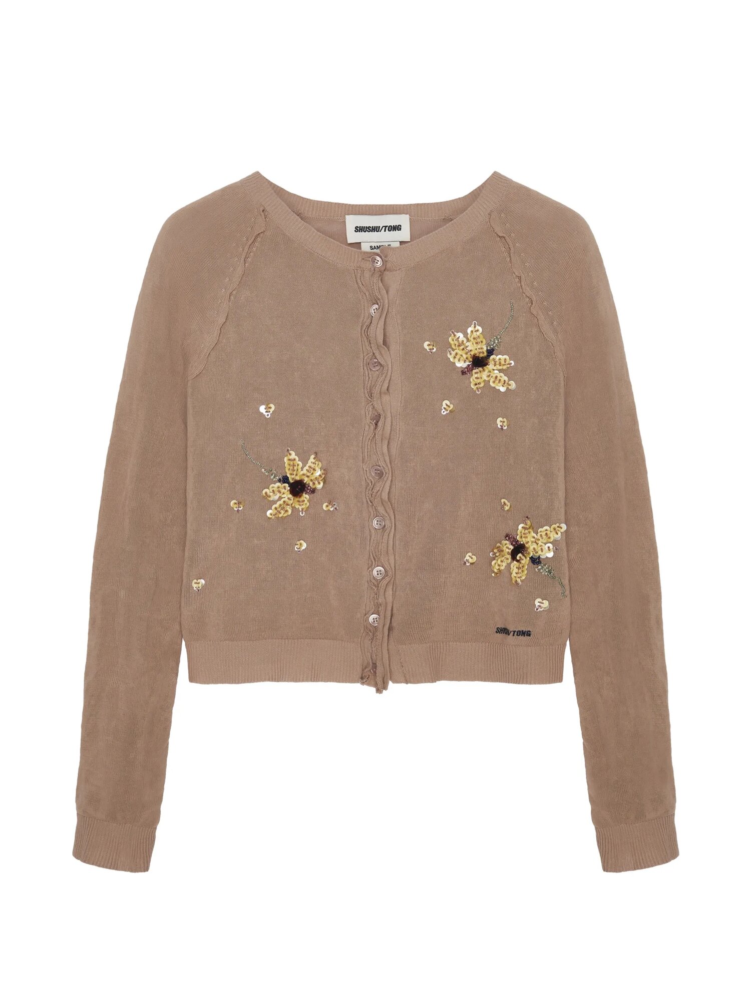 Кардиган Floral-embellishment cardigan