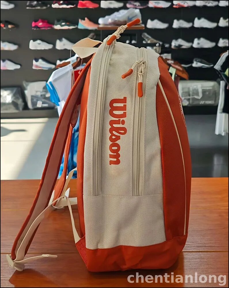 Рюкзак Wilson Roland Garros Team Backpack Red Orange рюкзак для тенниса — фото 1