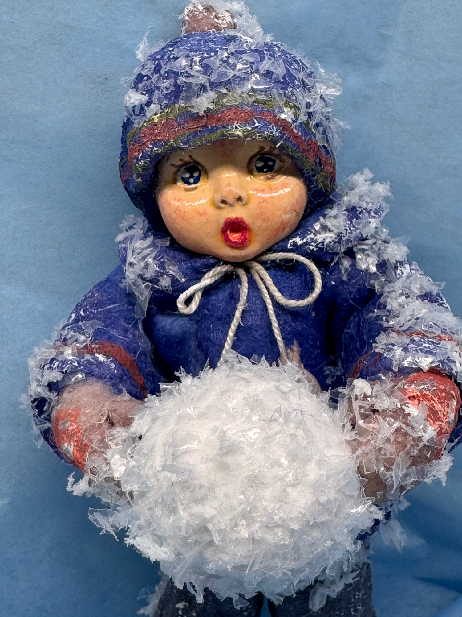 Ватная игрушка для елочки «Ванечка»