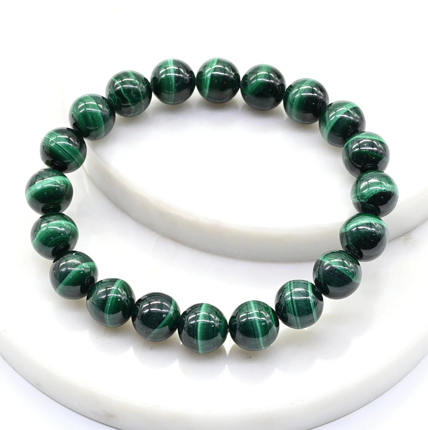 Браслет, малахит