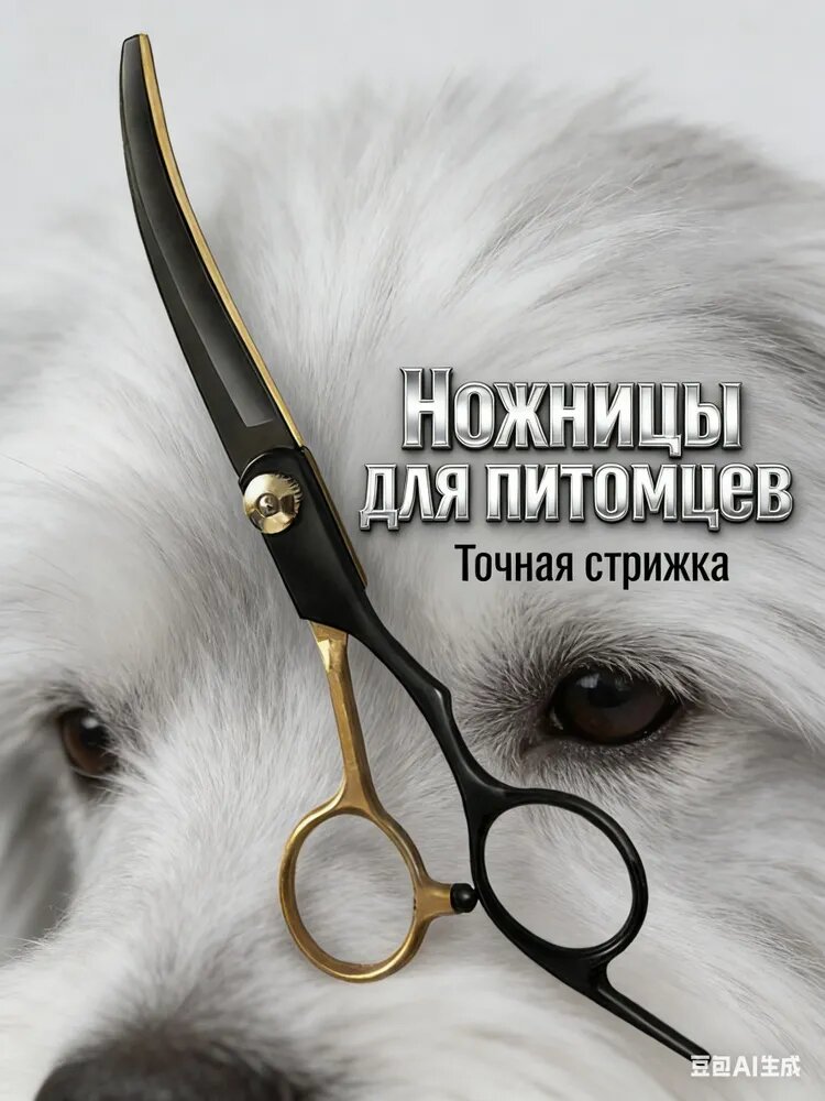 Ножницы для стрижки собак и кошек, набор инструментов для ухода за животными, футляры ручной работы