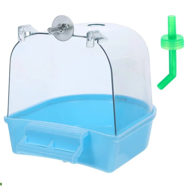 Универсальный душ для попугаев, биде, ванна для птиц в клетке, размеры 15.00X13.70X13.50 см