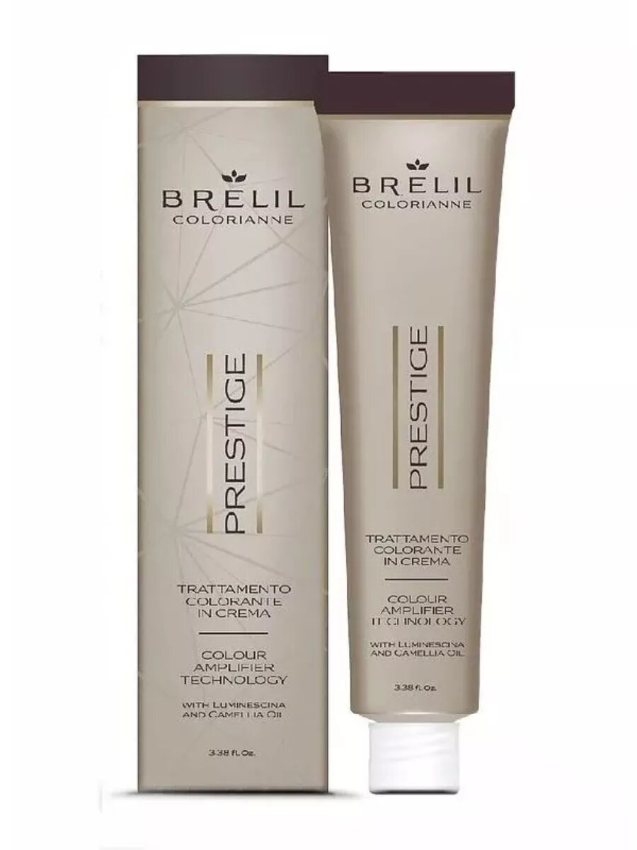 Краска для волос Brelil Colorianne Prestige 9/10 Very Light Ash Blonde, 100 % закрашивание седины, УФ-защита