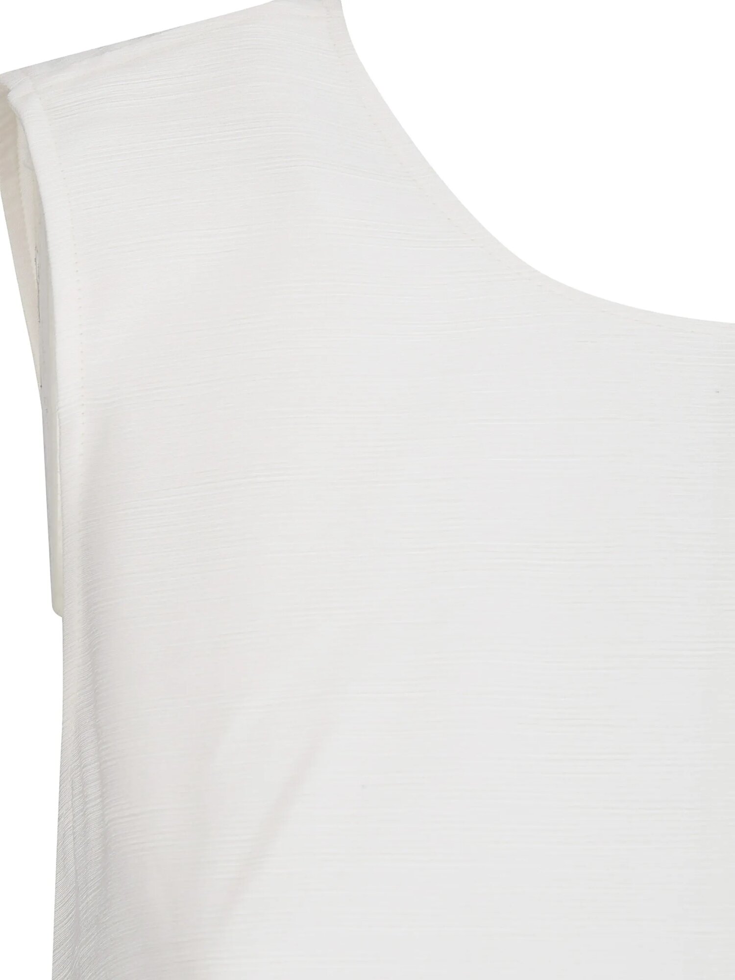 Топ CALVIN KLEIN Textured sleeveless top, размер 0 US, бежевый/белый — фото 1