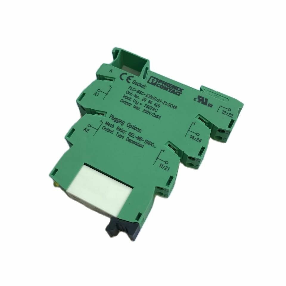 1 шт PLC-RSC-230UC/21-21/SO46 2980500 + 2961202 реле Модуль Phoenix Contact