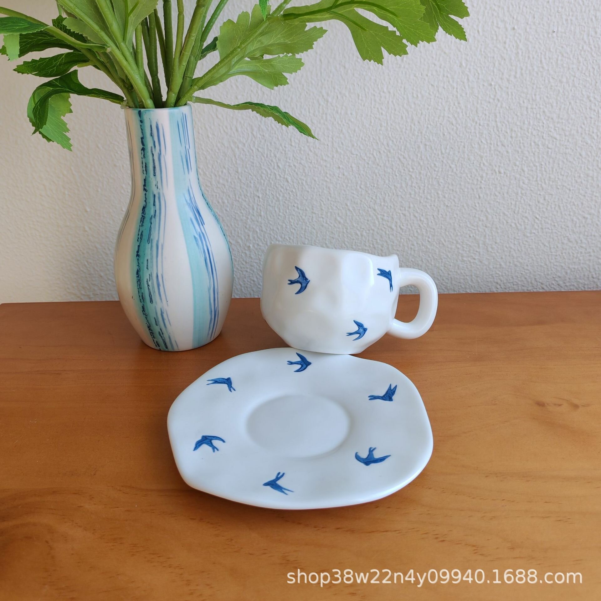 Керамическая кружка с ручной росписью в виде сердца, кофейная чашка нестандартной формы, милая чашка для завтрака, чашка для воды.