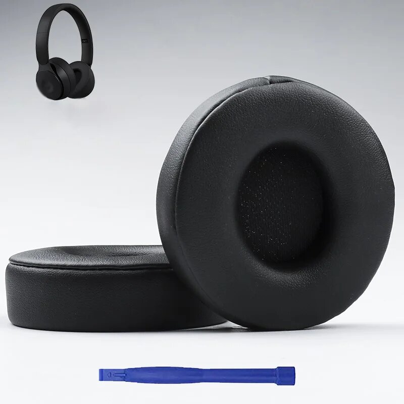 Сменные амбушюры KUTOU для Beats Solo Pro, беспроводные наушники-вкладыши с шумоподавлением, подушечки из белковой кожи