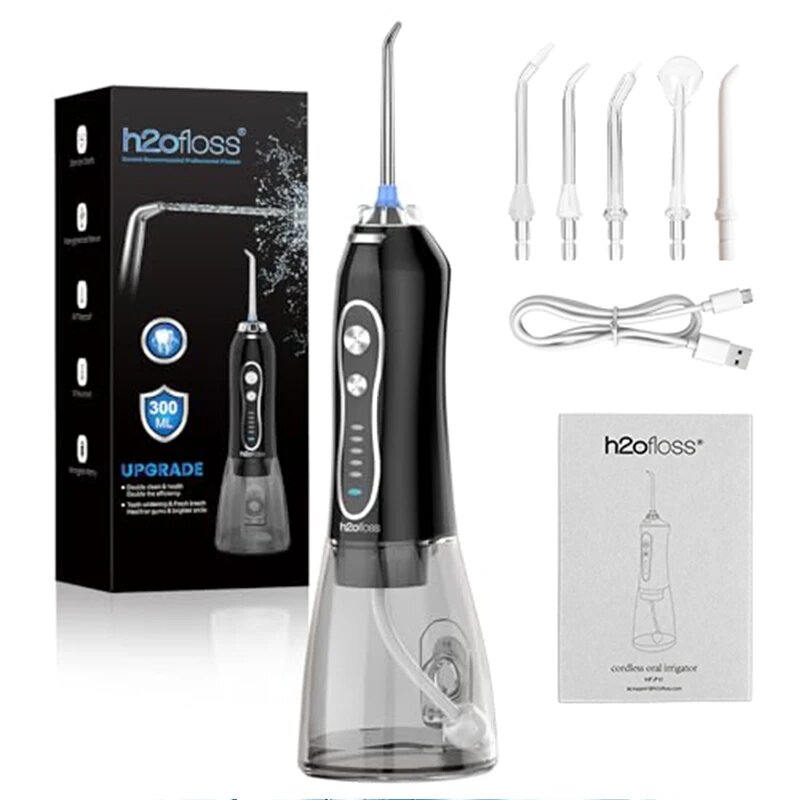 Портативный ирригатор H2ofloss black