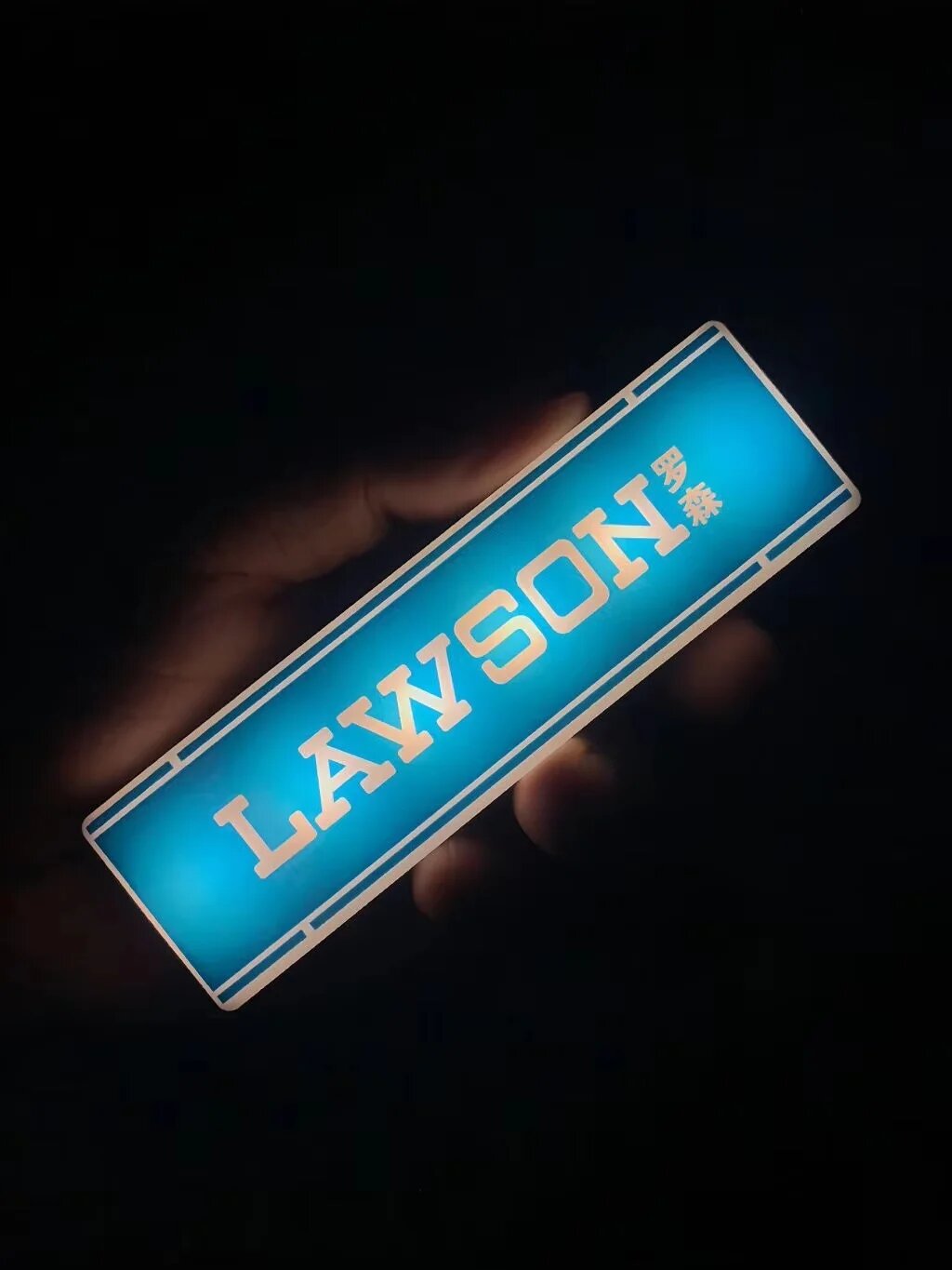Lawson USB вывеска-магнит, голубой