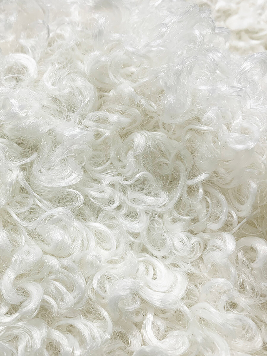 Ткань мех "Барашек" на отрез 45cmх38cm для творчества и шитья, рукоделия.