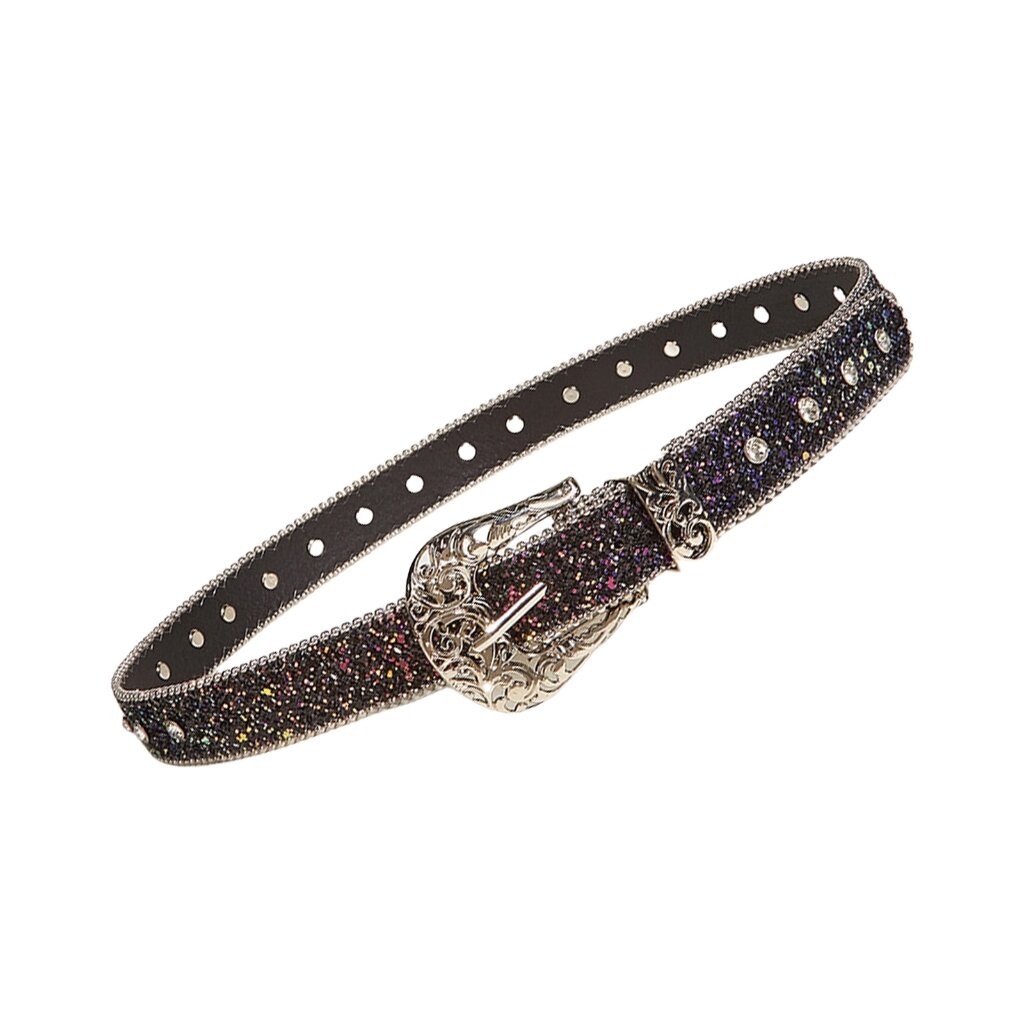 Блестящий Поясной Ремень С Блестящими Пряжками для Уличных Танцев Джинсовый Пояс Livehouse Панк Поясная Цепочка Потрясающий Блеск