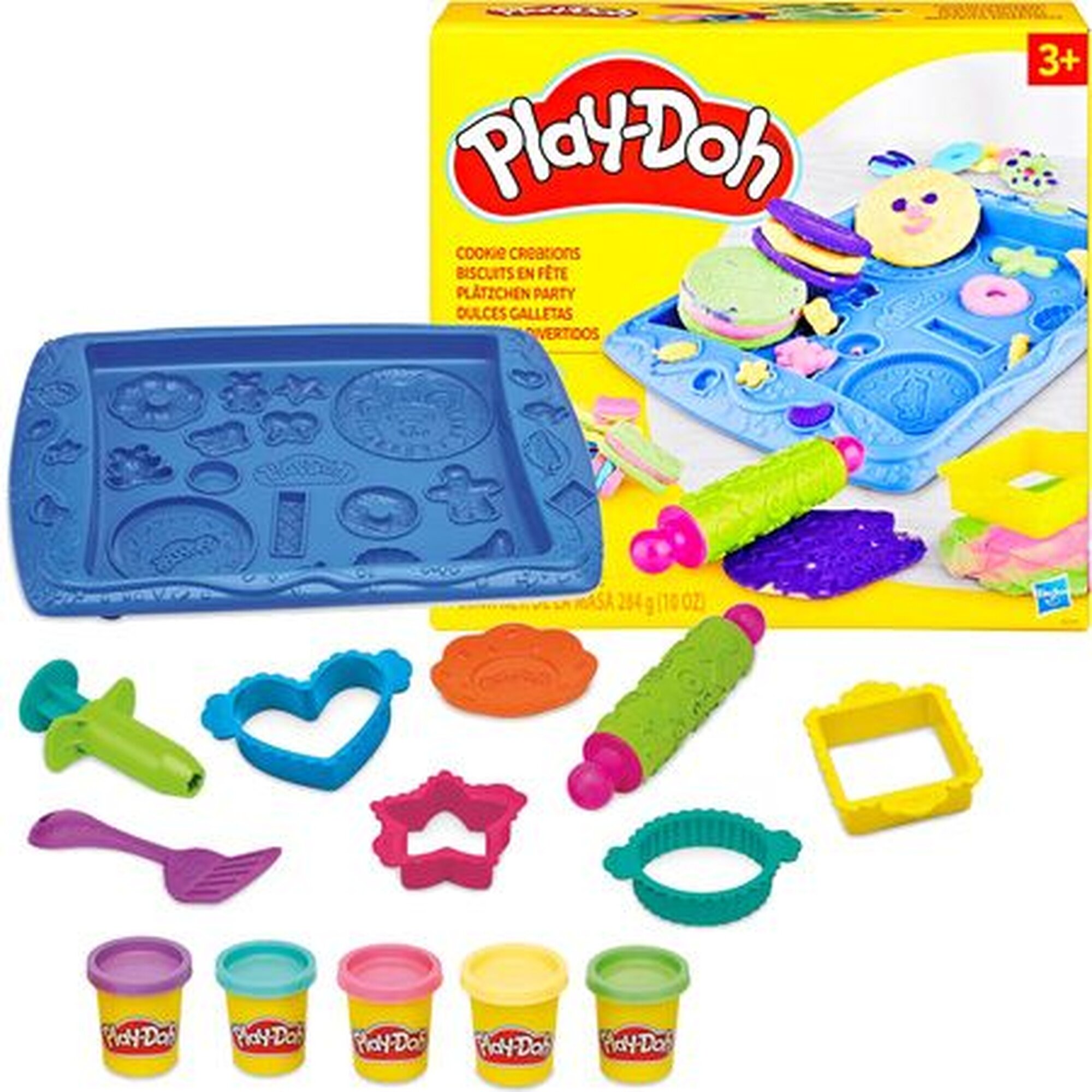 Игровой набор Play-Doh "Сладкая лавка", мягкий пластилин, 5 цветов, от 3 лет