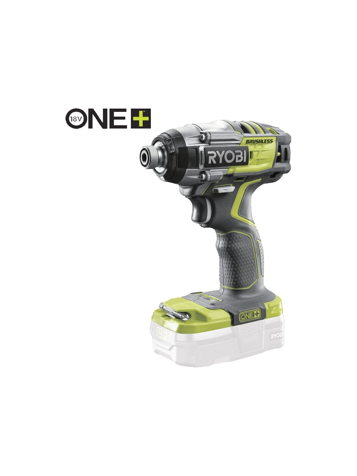 Импульсный бесщеточный винтоверт Ryobi ONE+ R18IDBL-0 без аккумулятора в комплекте 5133002662