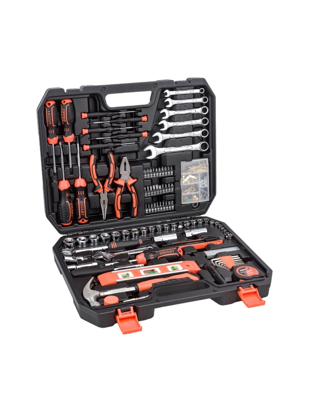 Набор инструментов для дома, 208 предметов Gigant GNJ-208