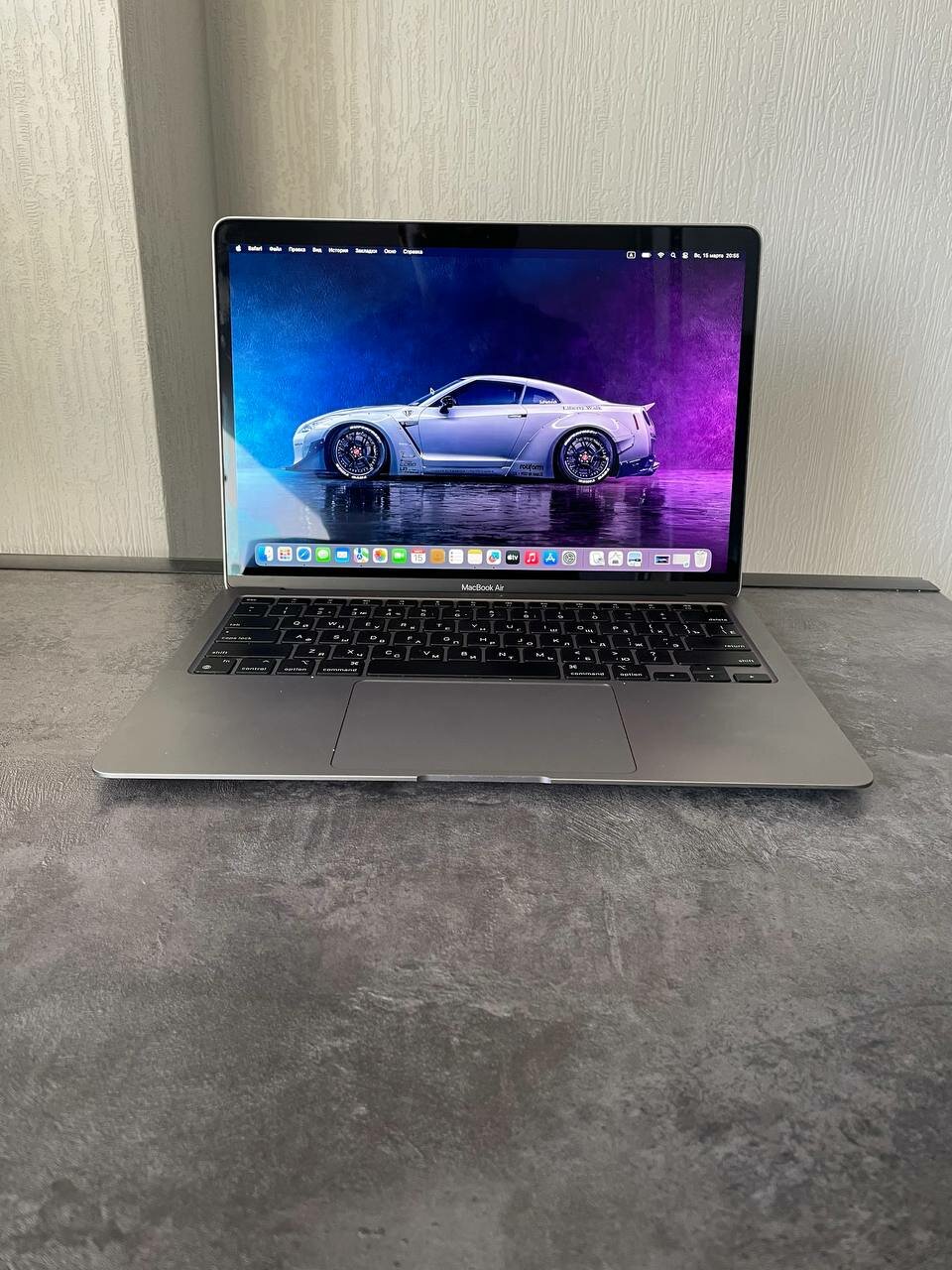 13.3" Ноутбук Apple MacBook Air 13 2020, 2560x1600, Apple M1 3.2 ГГц, RAM 8 ГБ, SSD 128 ГБ, macOS